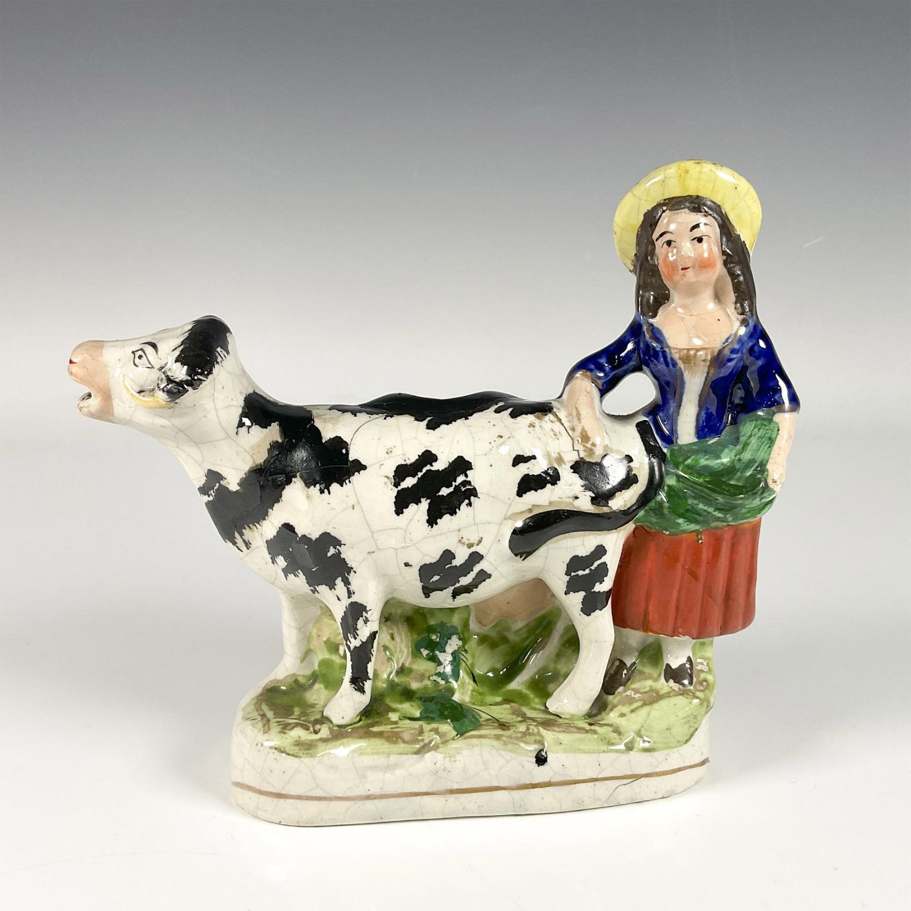 Antique Staffordshire Pottery Figurine