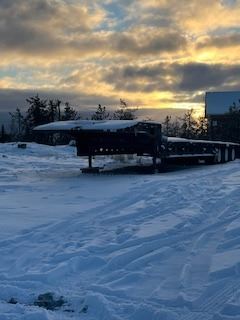 Scona Triaxle Scissor neck Trailer - Test Site