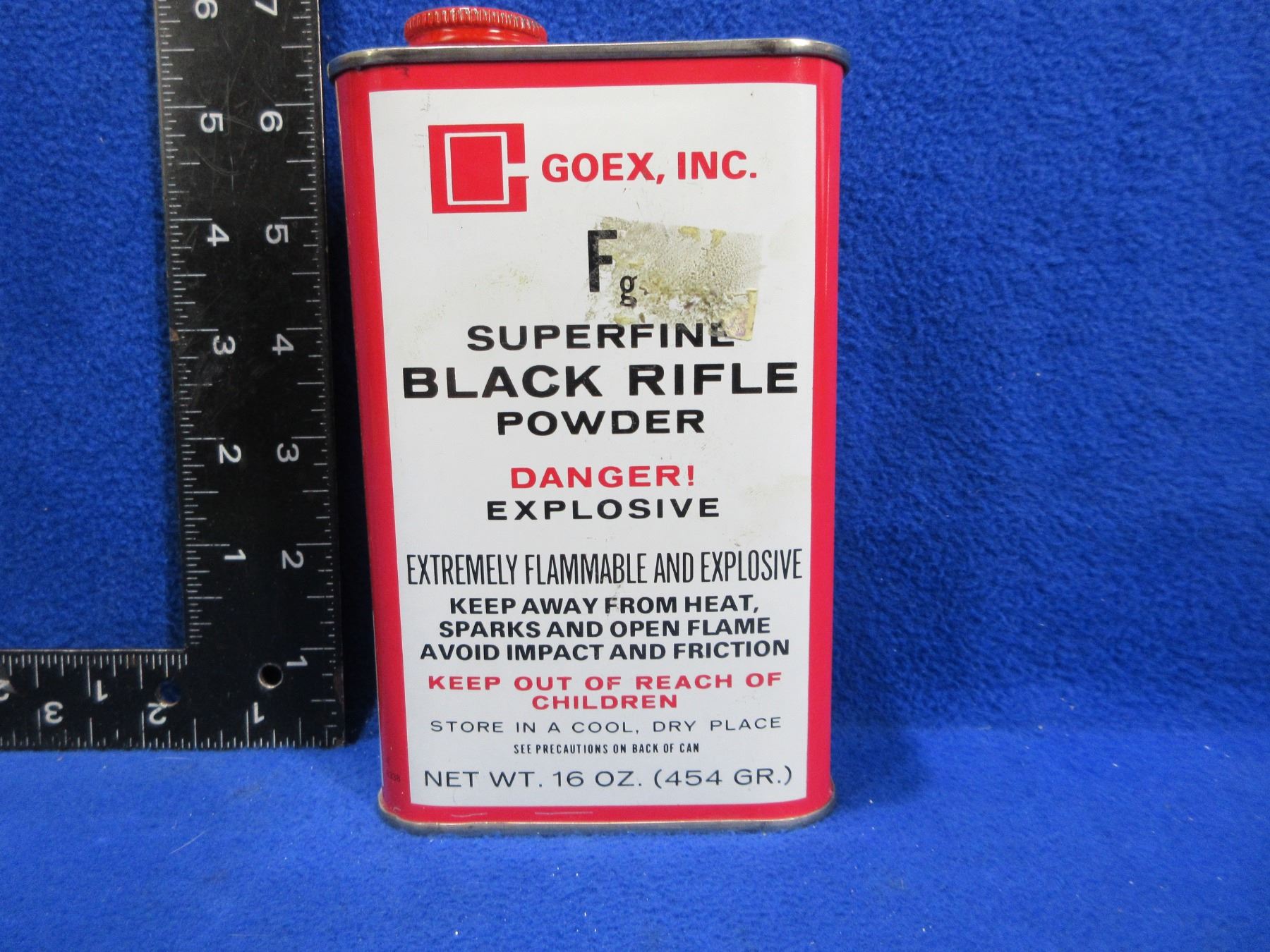 GOEX Fg Superfine Black Rifle Powder - 1 lb Tin