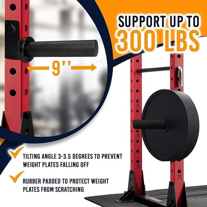 Yes4All Olympic Weight Plate Holder Power Rack Attachment For 3X2 Inch ...