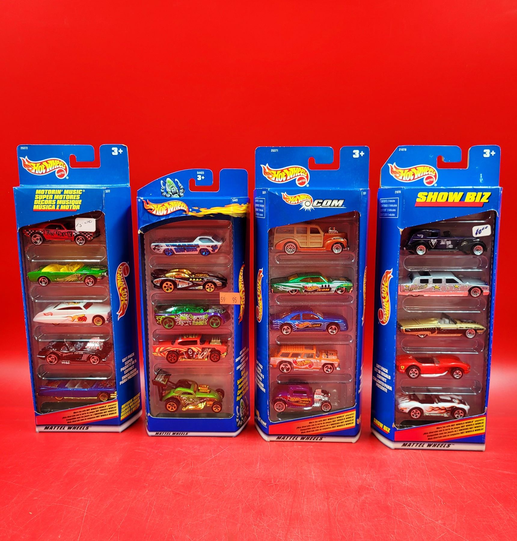 Sealed Hot Wheels "Mattel Wheels" 5 Pack Die Cast Cars