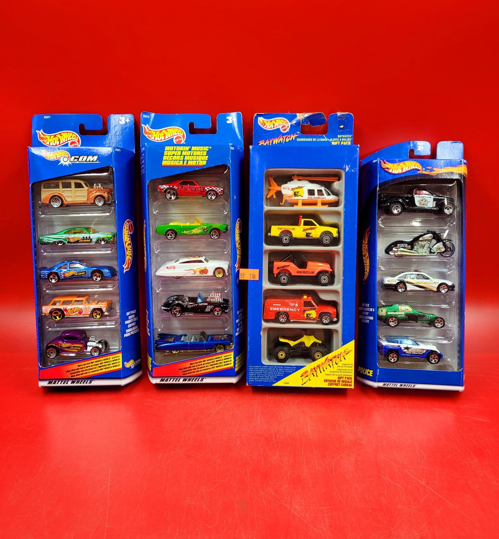 Sealed Hot Wheels "Mattel Wheels" 5 Pack Die Cast Cars