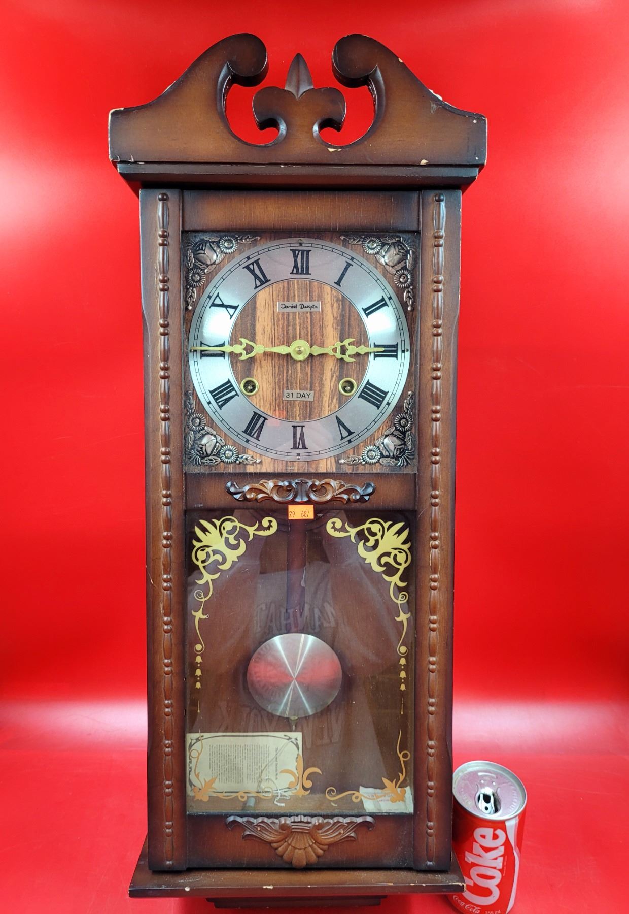 Daniel Dakota Pendulum Wall Clock