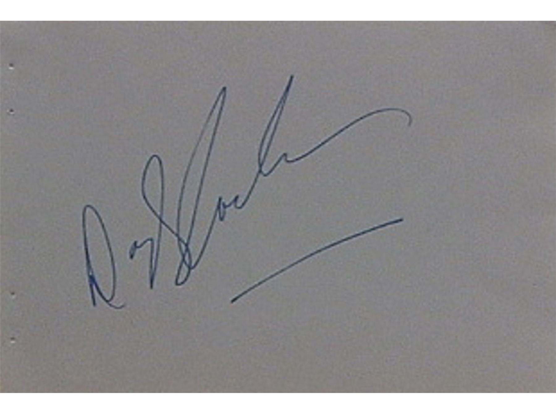 Bonanza Dan Blocker signature slip