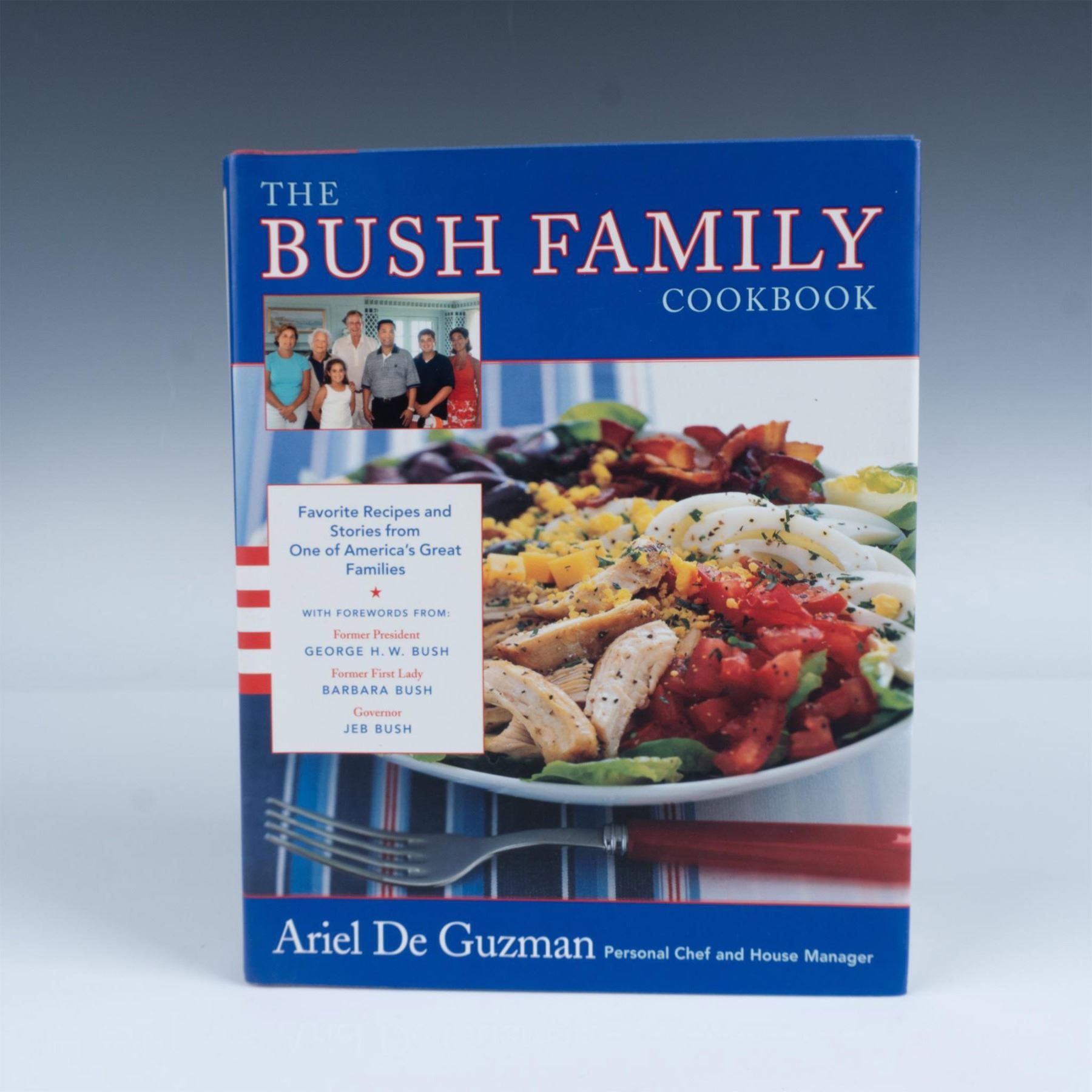 Signed Ariel De Guzman Book, The Bush Family Cookbook