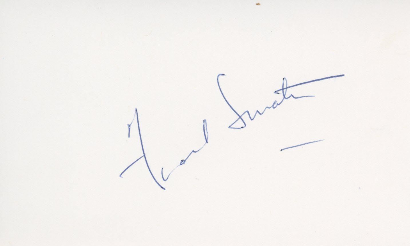 Frank Sinatra signature cut.