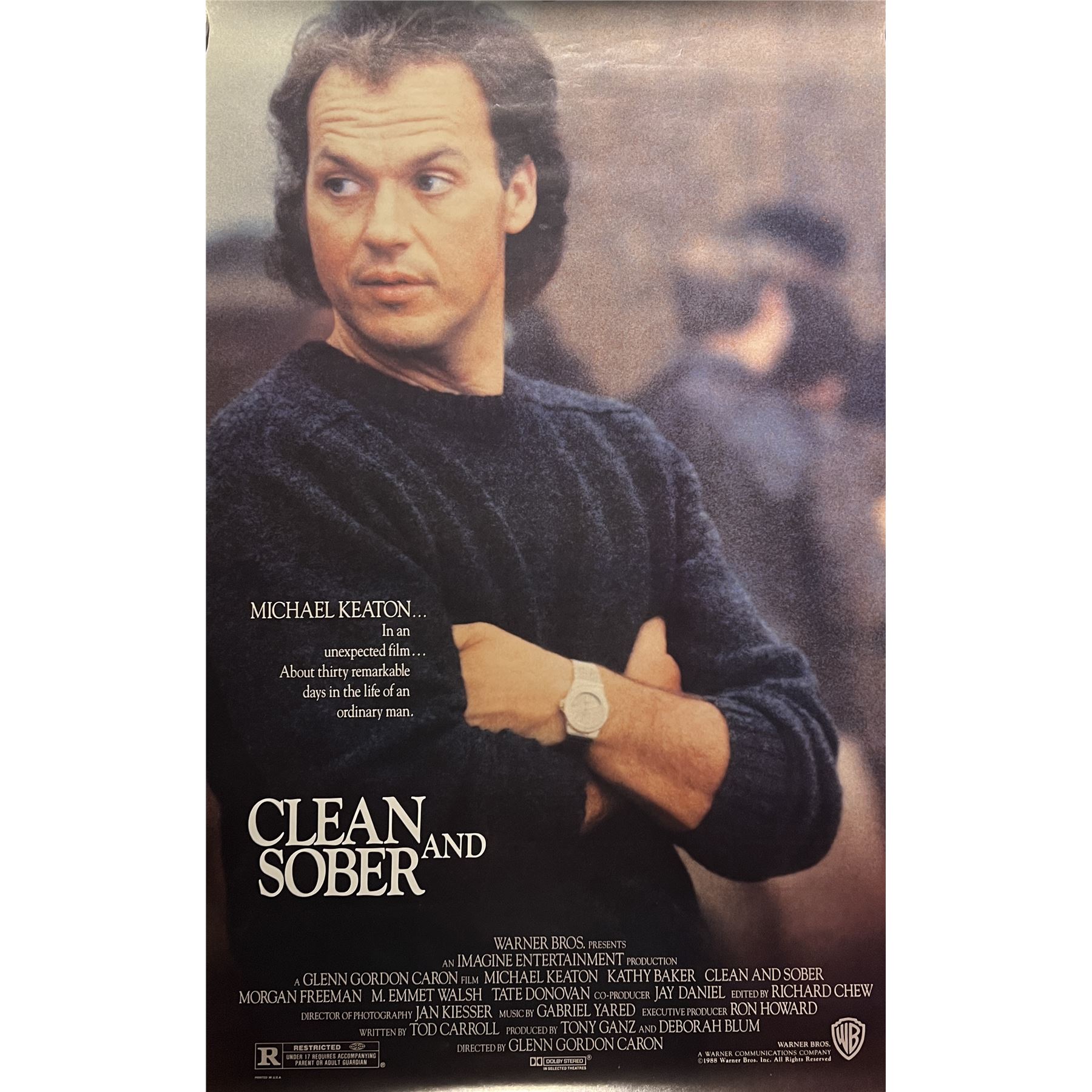 Clean and Sober original movie poster