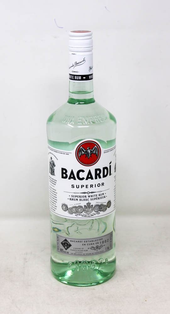 BACARDI SUPERIOR WHITE RUM 1.14LTR 40%