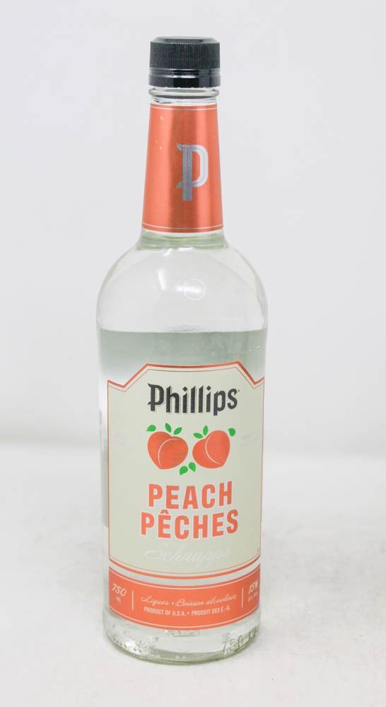 PHILLIPS PEACH SCHNAPPS LIQUOR 750ML 15%