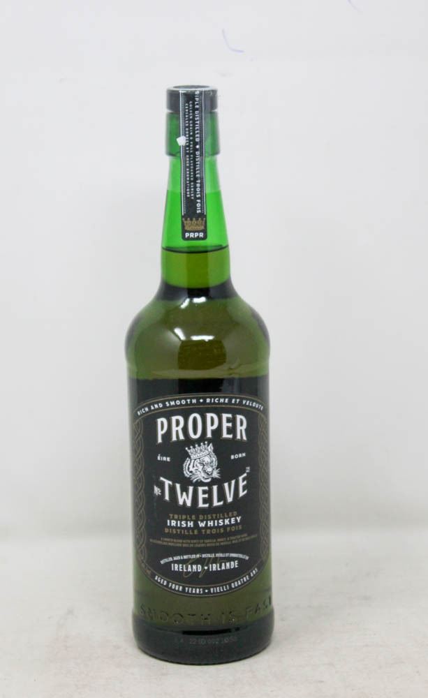 PROPER TWELVE IRISH WHISKEY- TRIPLE DISTILLED
