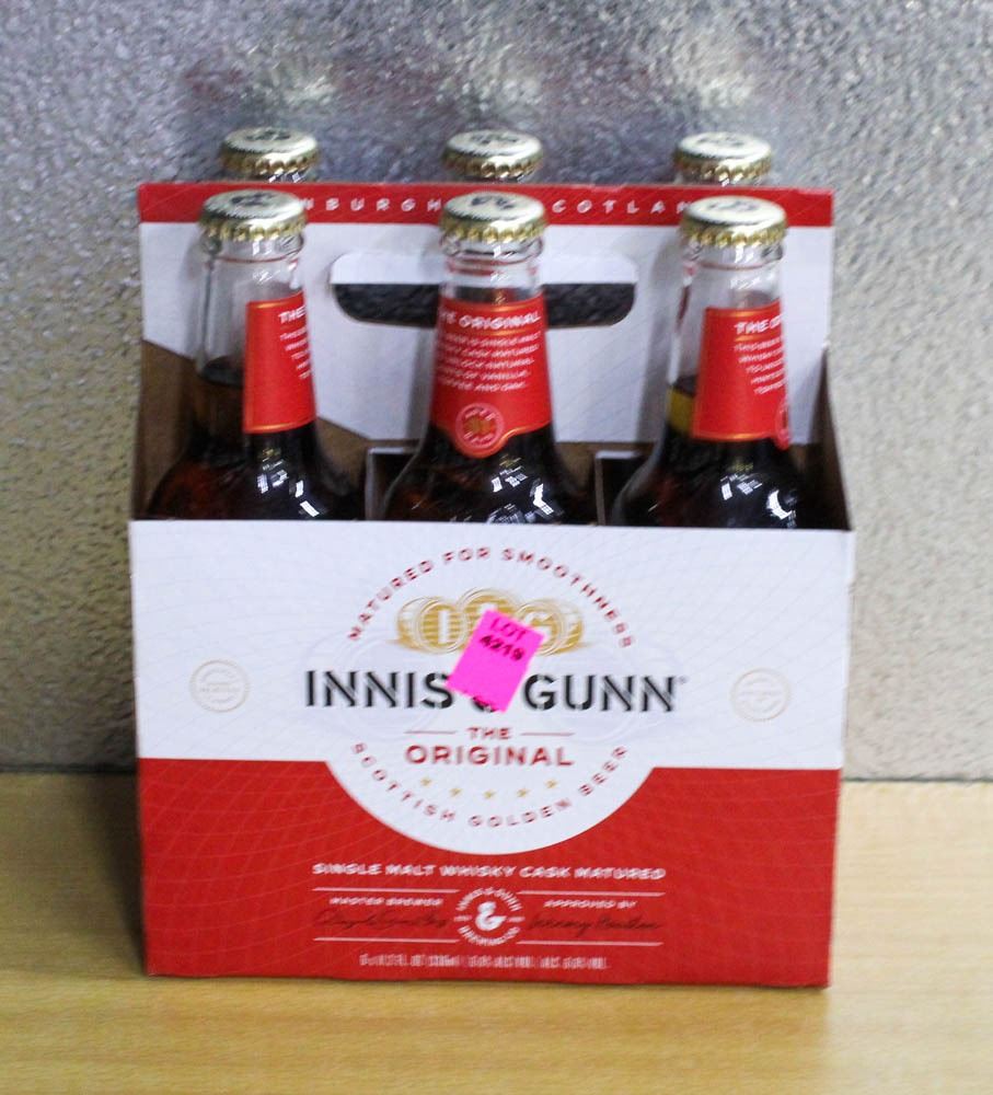 6PK BOTTLES; INNUS & GUNN ORIGINAL SCOTTISH GOLDEN