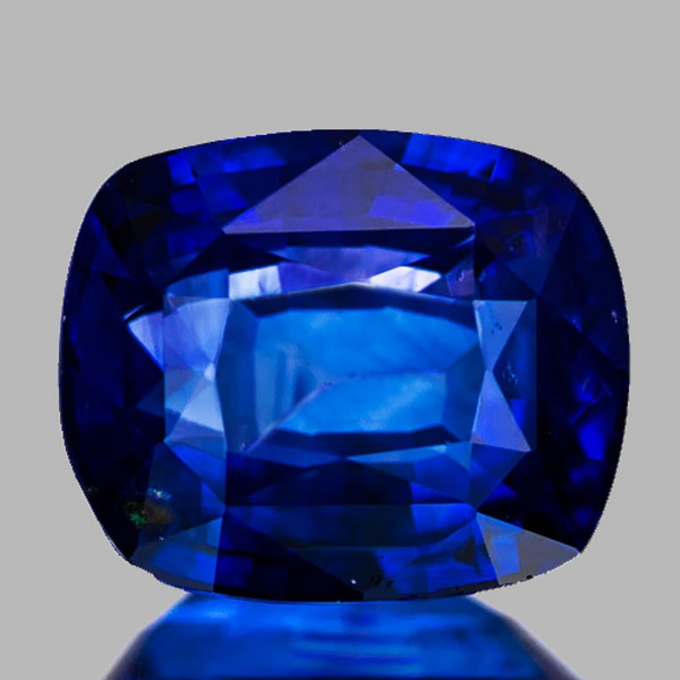 Natural Intense Royal Blue Sapphire [Flawless-VVS]