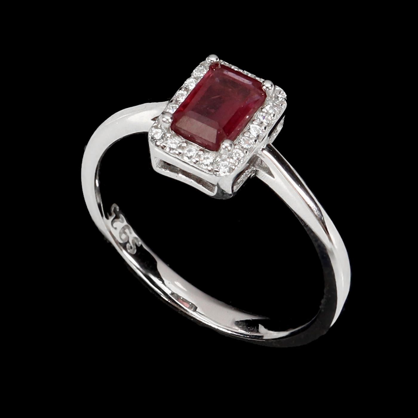 Natural Pigeon Blood Red Ruby Ring