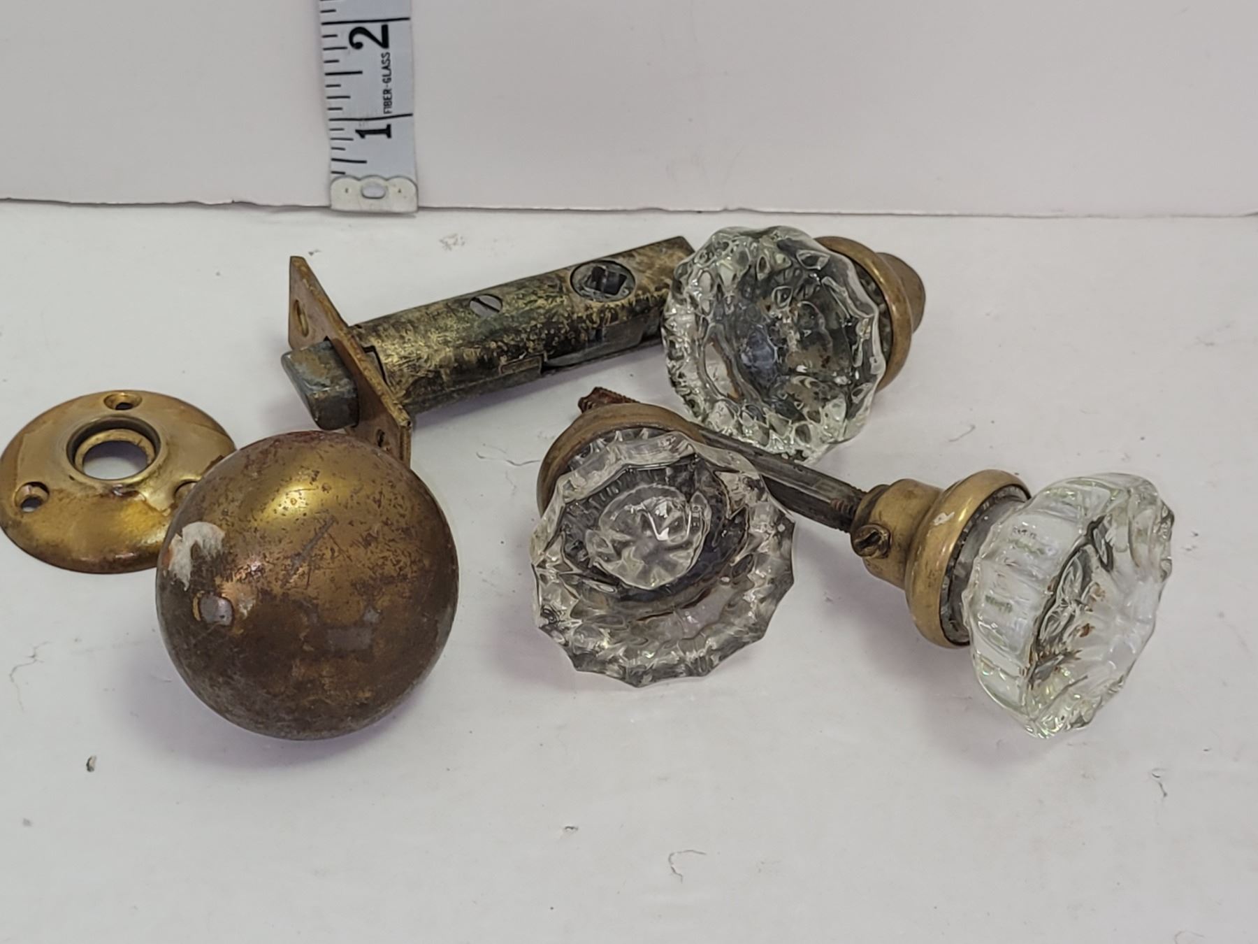 Vintage Glass Door Knobs