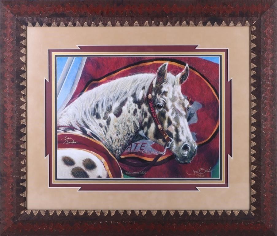 JOE BELT "RENEGADE" B. BOWDEN SIGNED ARTIST PRINT