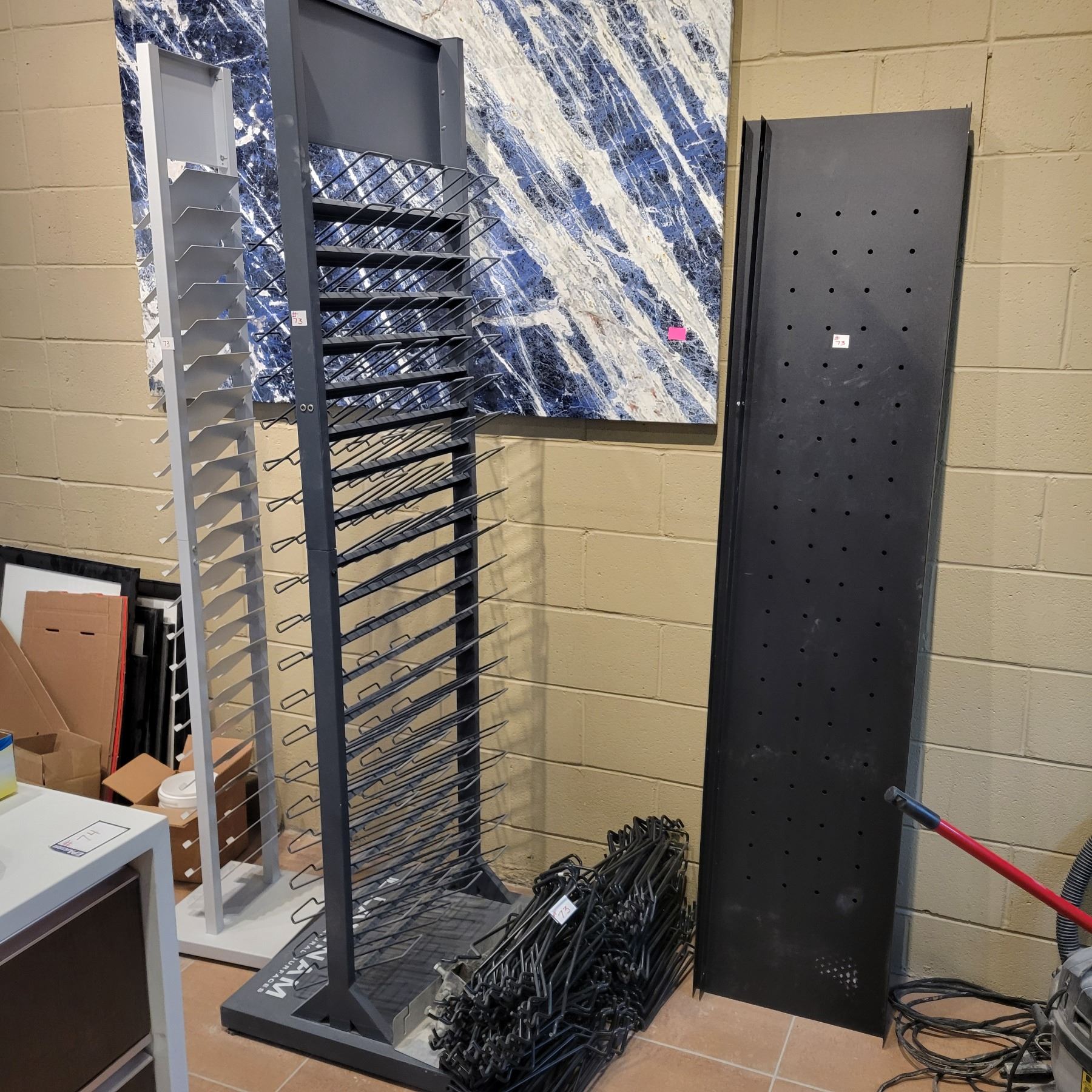 3- Sample display racks