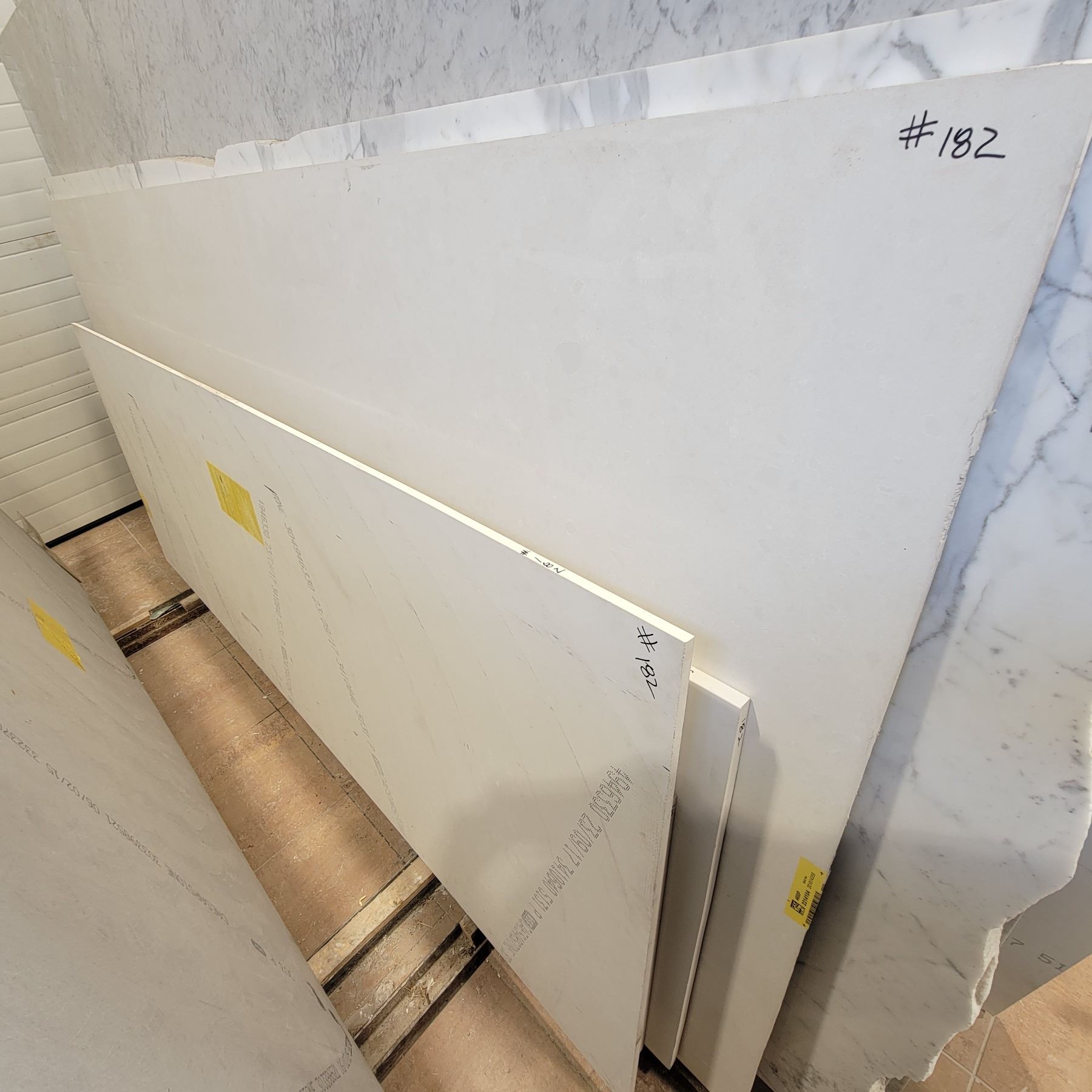 Caesarstone 4600 Organic white full slab, 1/2 in x 32 1/2 in x 120 1/2 ...