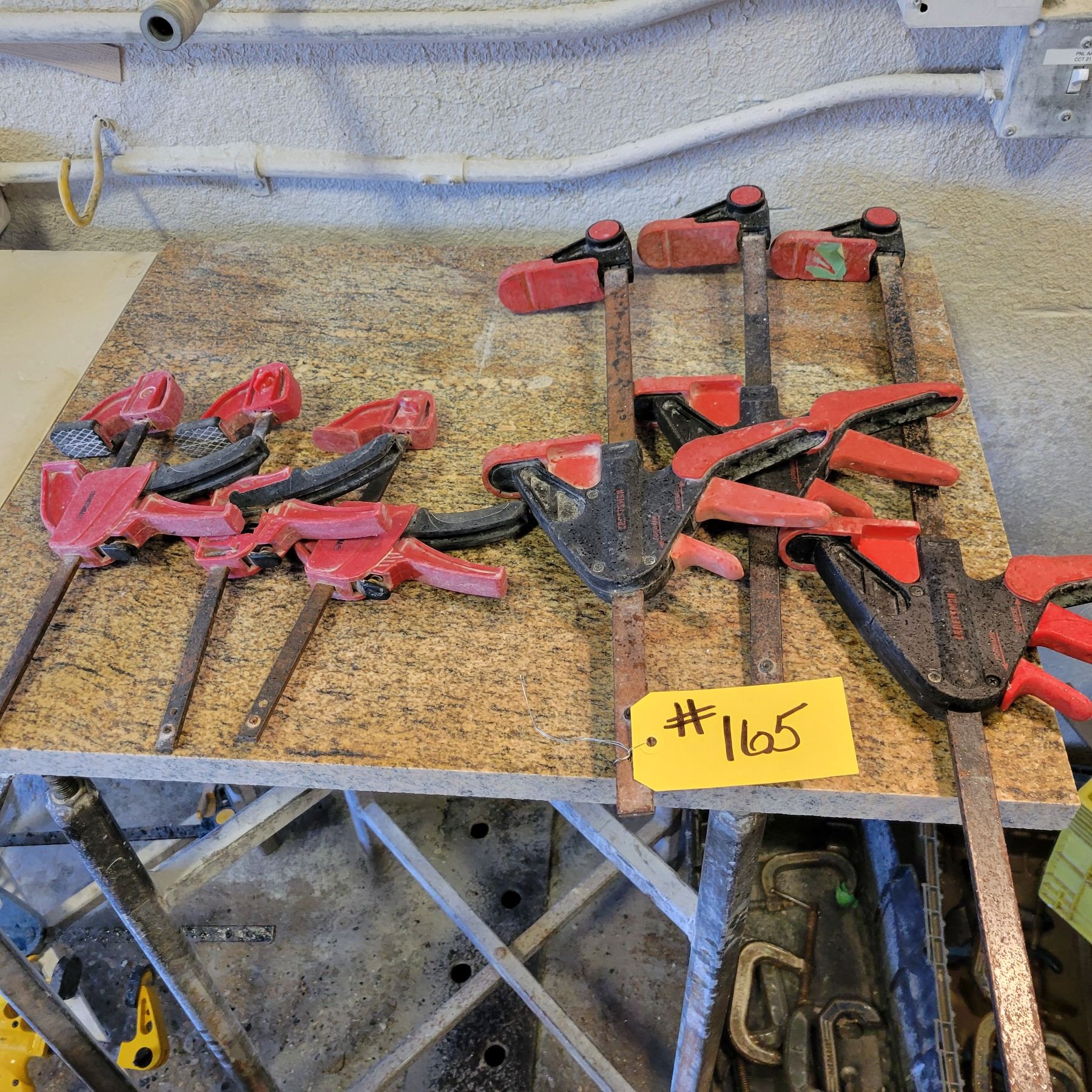 3- Large & 3- small powerfist quick clamps