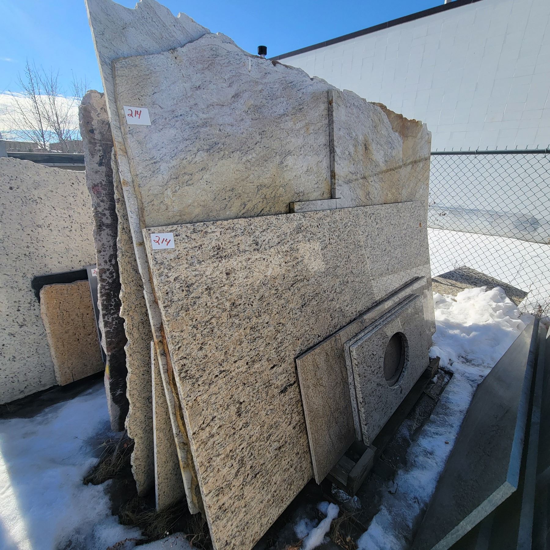 (Selling all together) 2- Full slabs & 1- partial of malibo granite, 2 ...