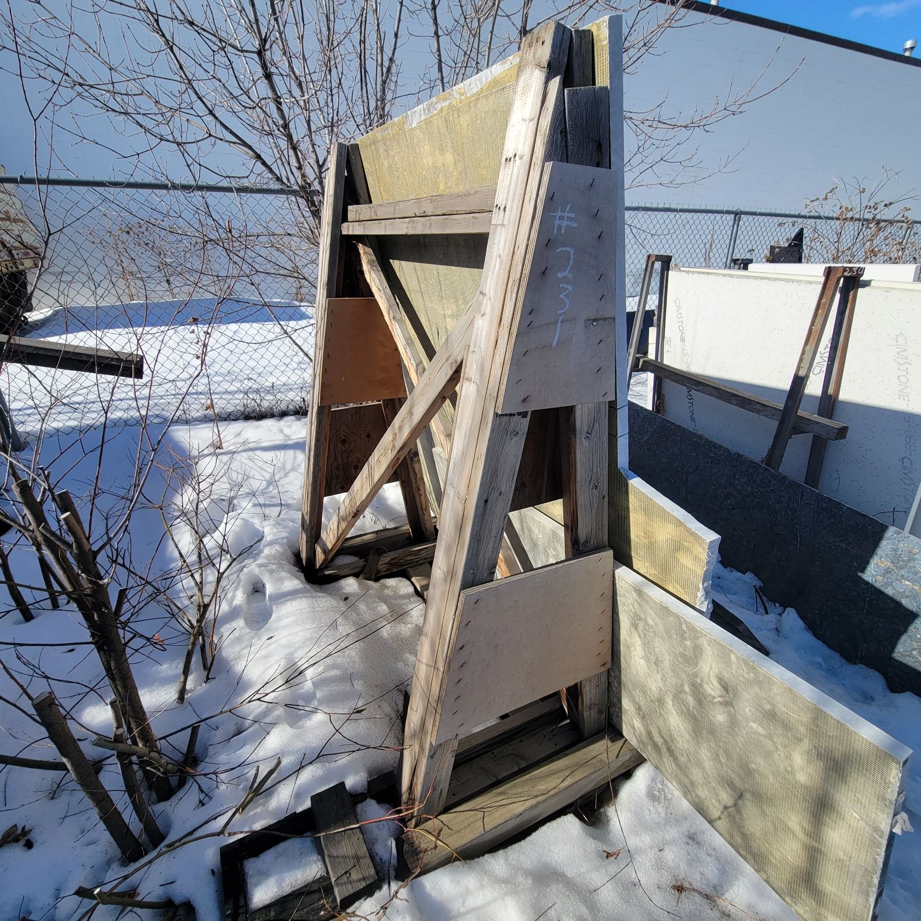 Wooden A-frame