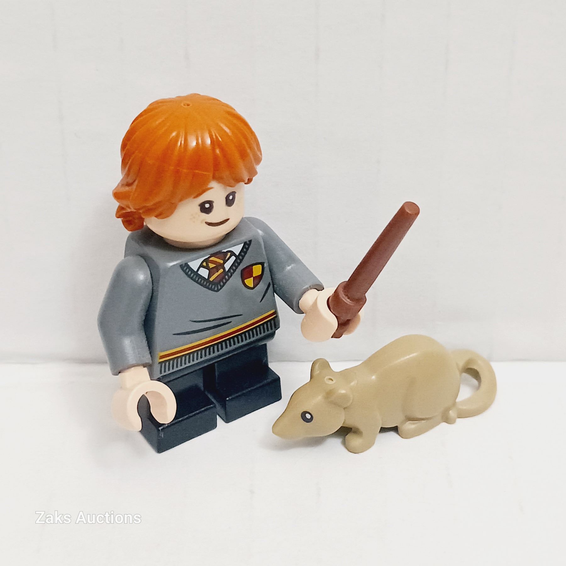 Lego HP: Ron Weasley & Rat / Mouse (Lego HP Scabbers) Minifigure - Item ...