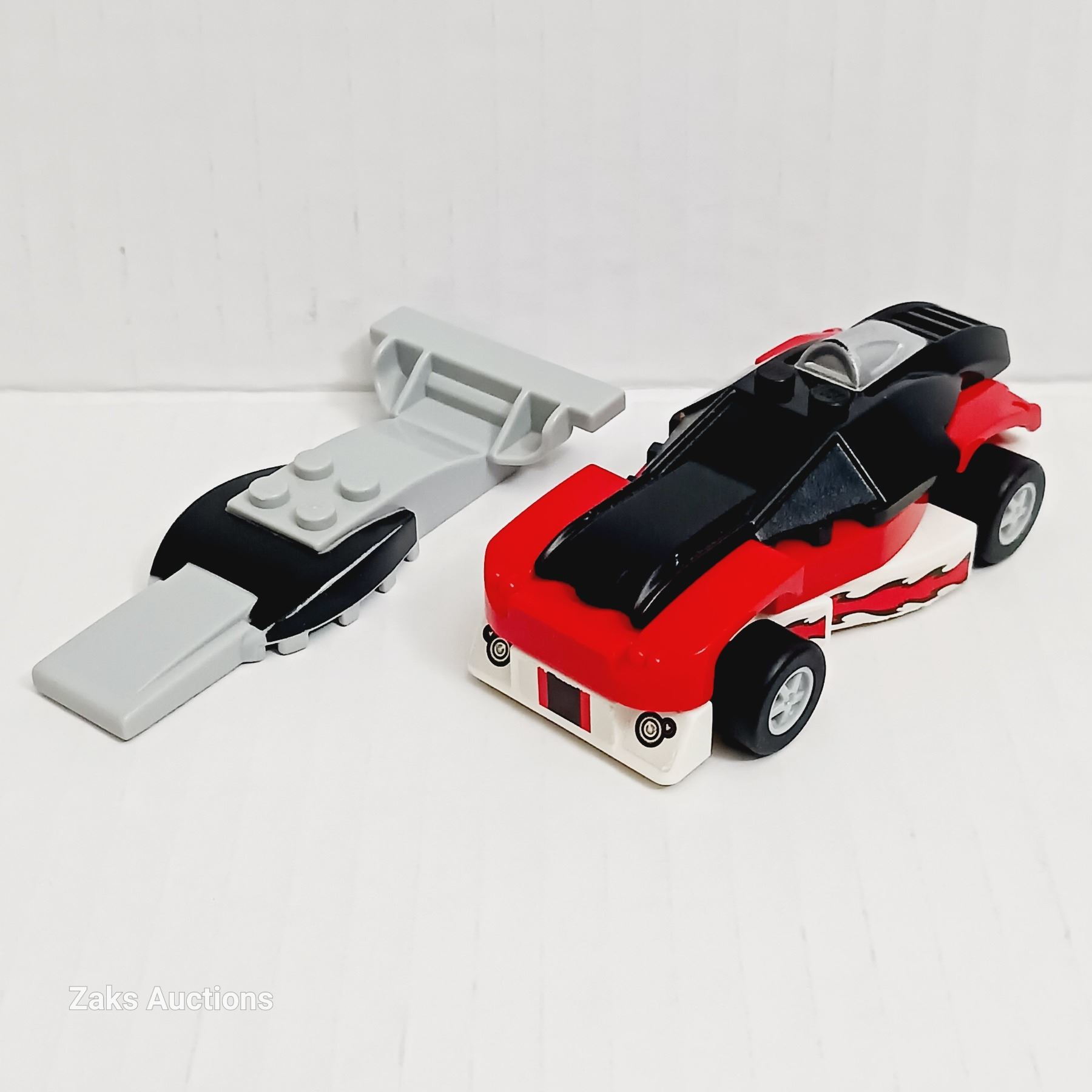 2009 Lego Racers McDonalds Happy Meal Toy - Rally Fire #2 Red Race Car