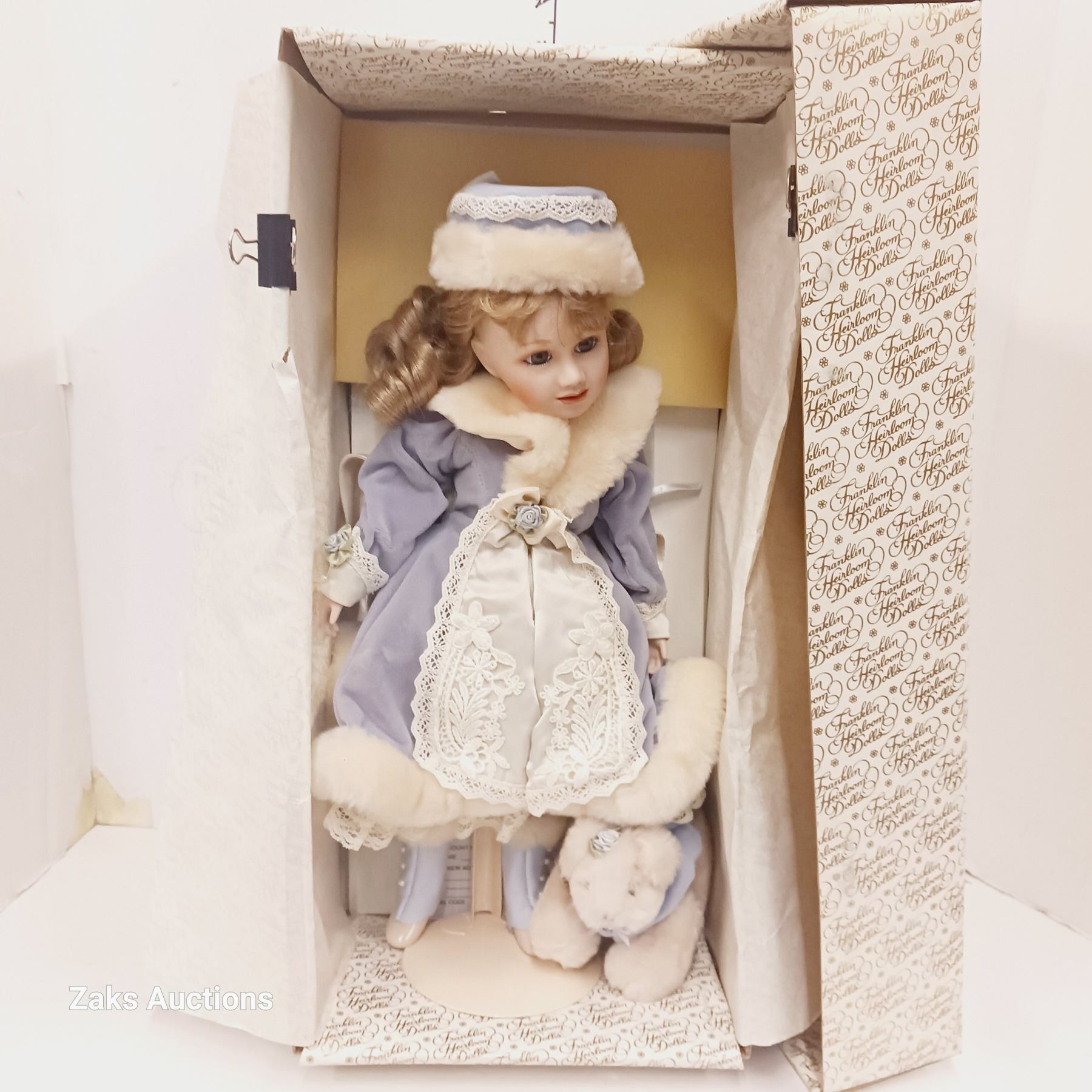 Collector Boxed Doll - Alexandra Louise - Franklin Heirloom Dolls