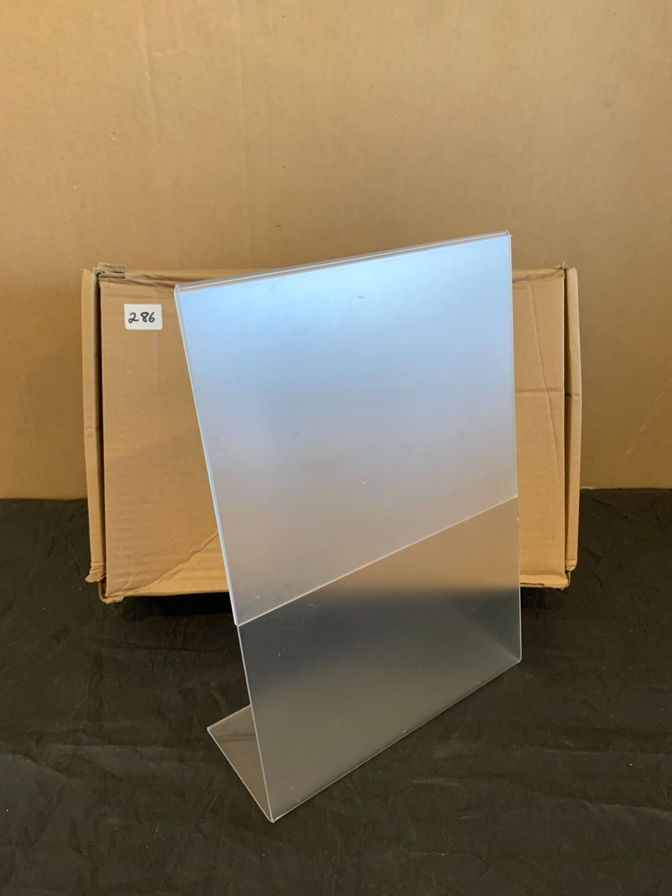 6 Pack Clear Acrylic Signs - Restaurant Table Top