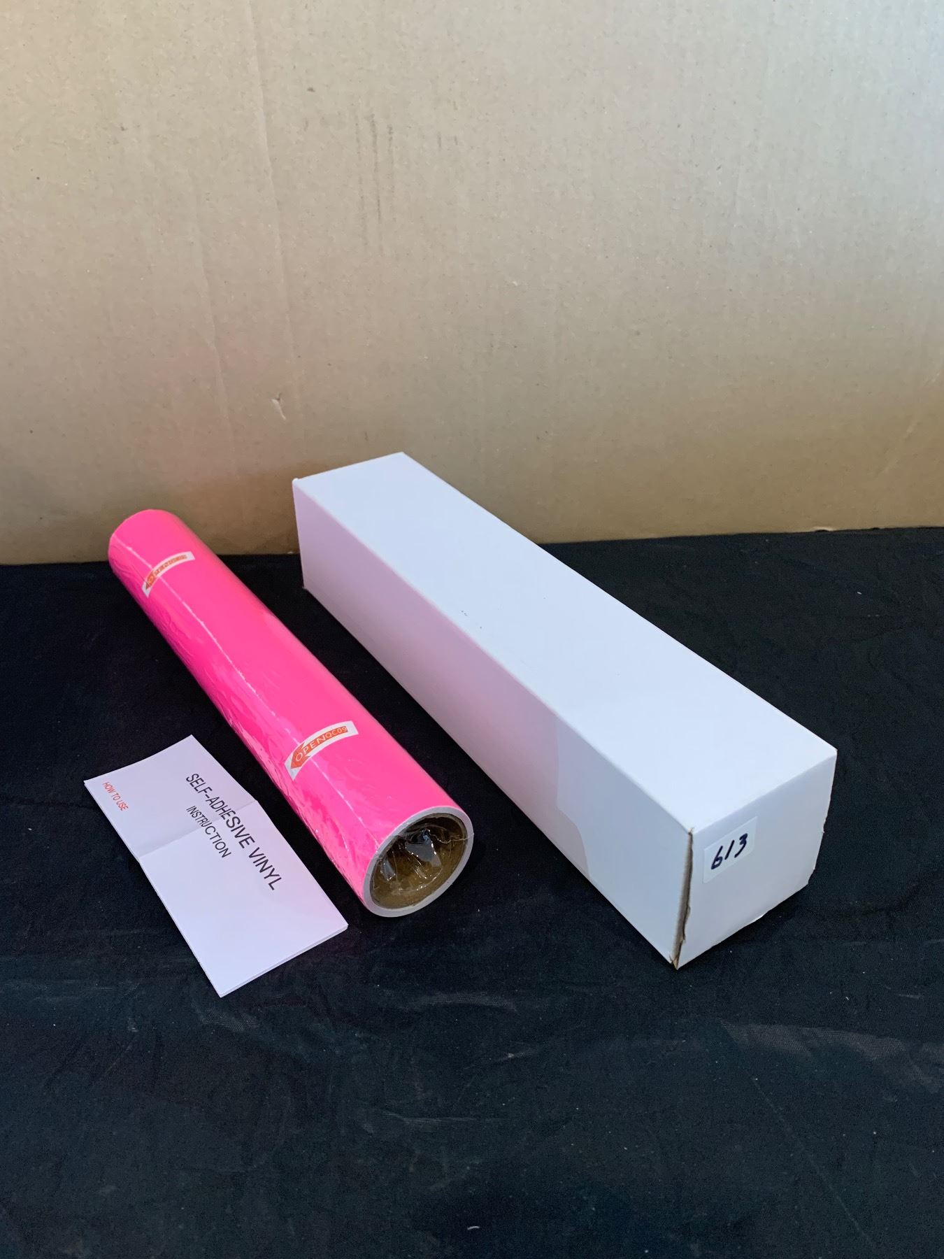 JAVIGA Permanent Viny Roll - 12" x 6FT - Glossy - Pink