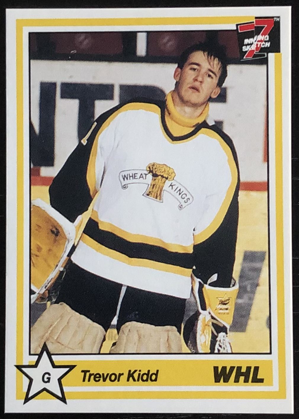 1990-91 TREVOR KIDD JUNIOR CARD