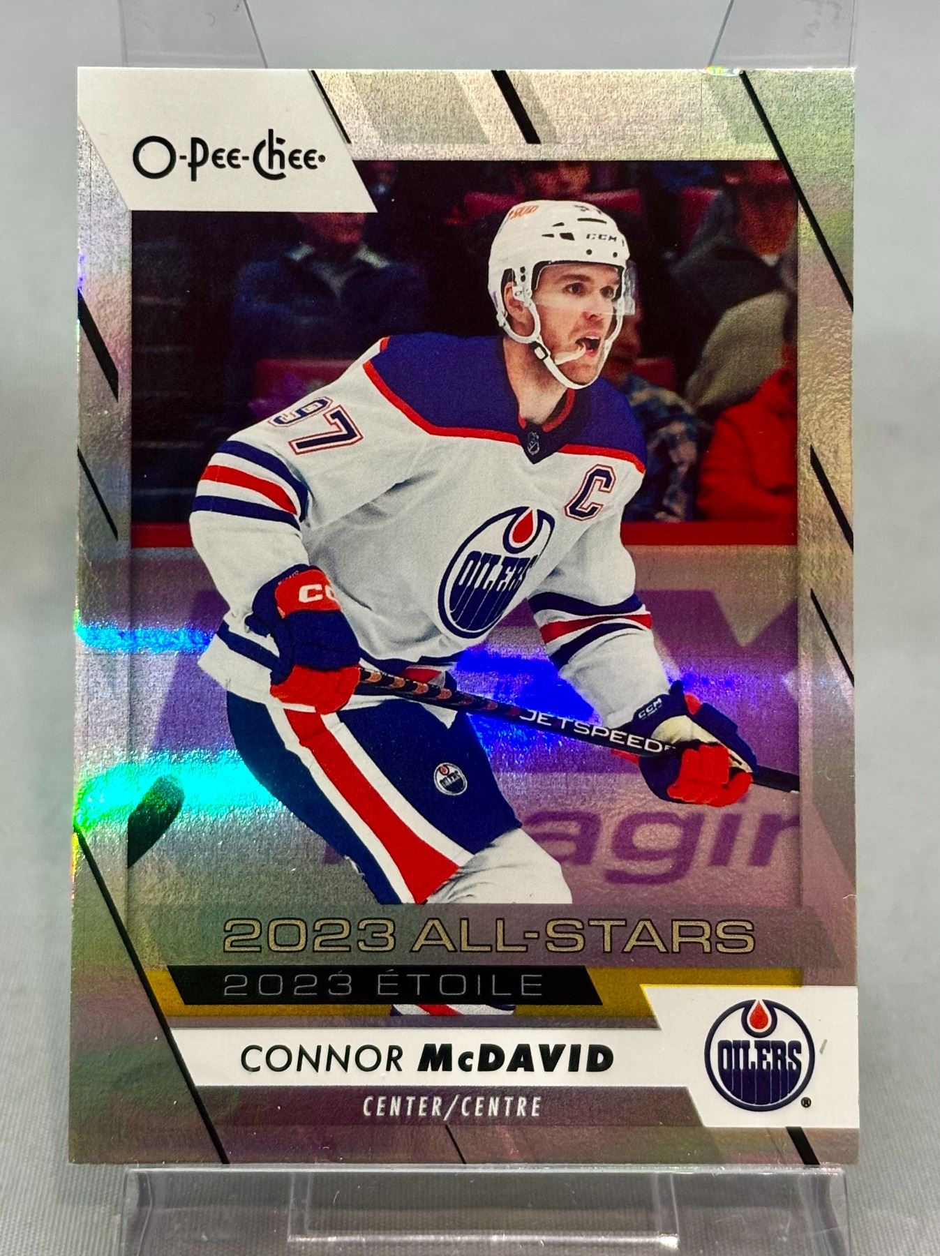 2023 opc Connor mc David rainbow #309/350 rare - Schmalz Auctions