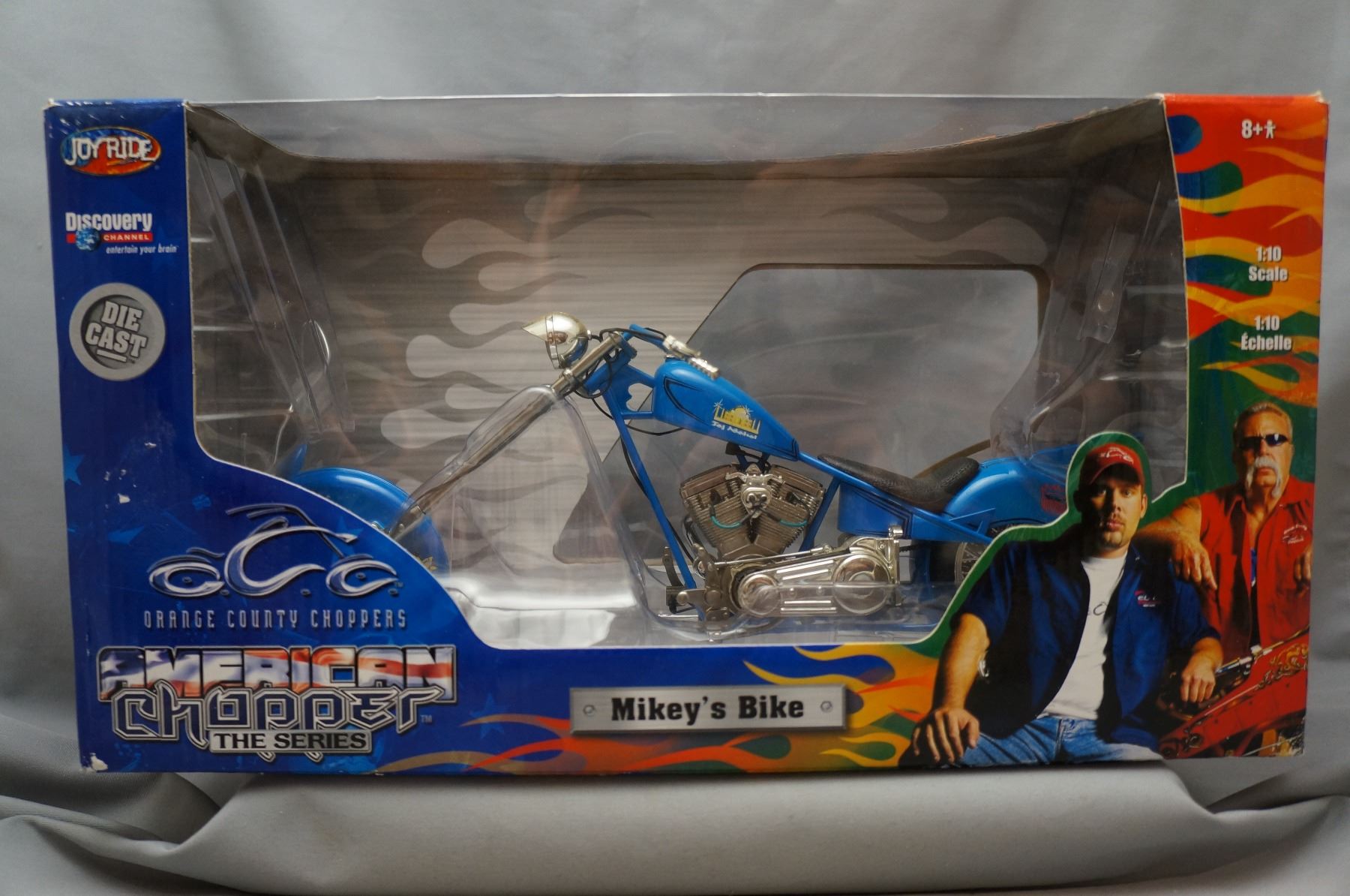 Orange county choppers " mikey's bike" 1:10 scale diecast chopper ...