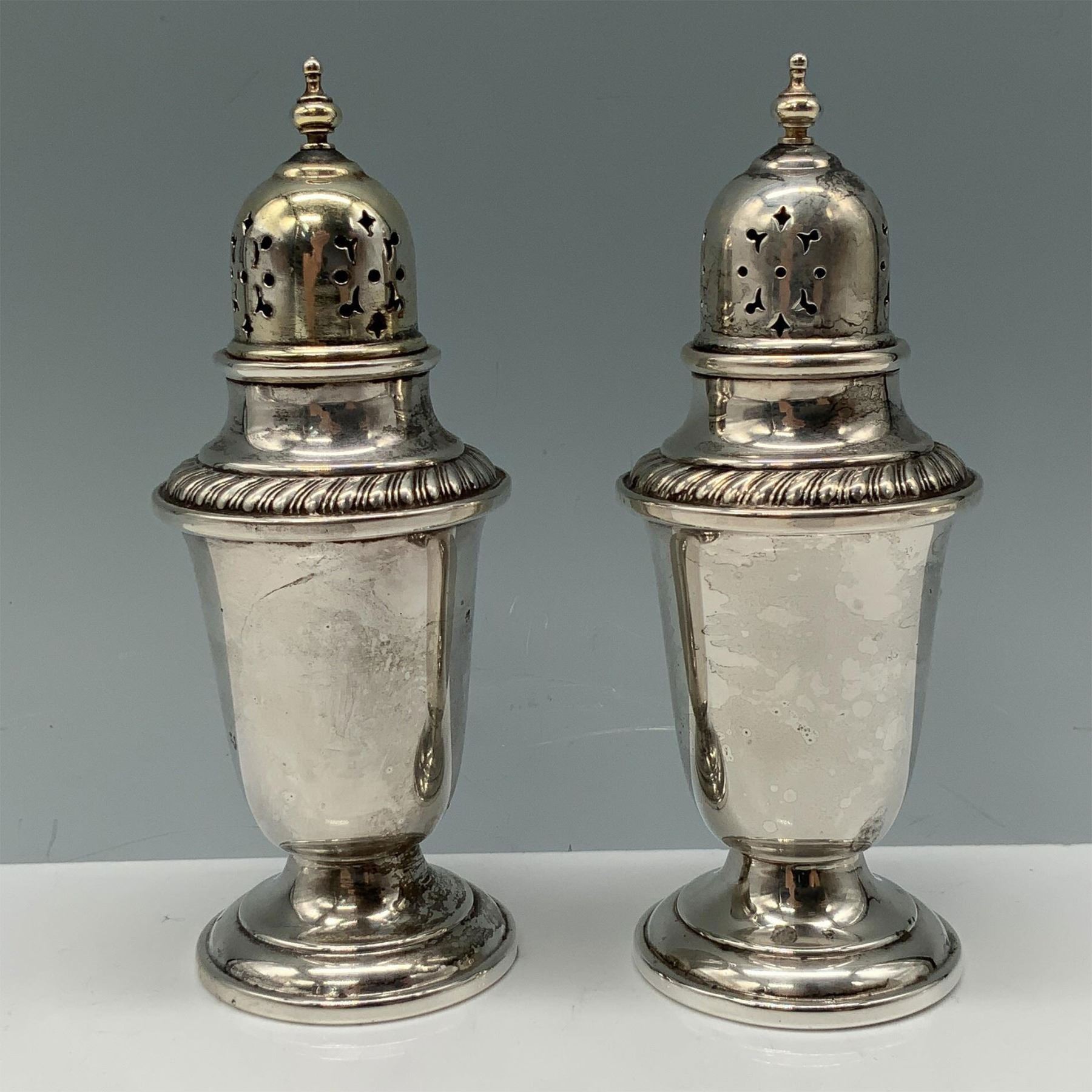 Pair of Gorham Sterling Silver Salt and Pepper Shakers