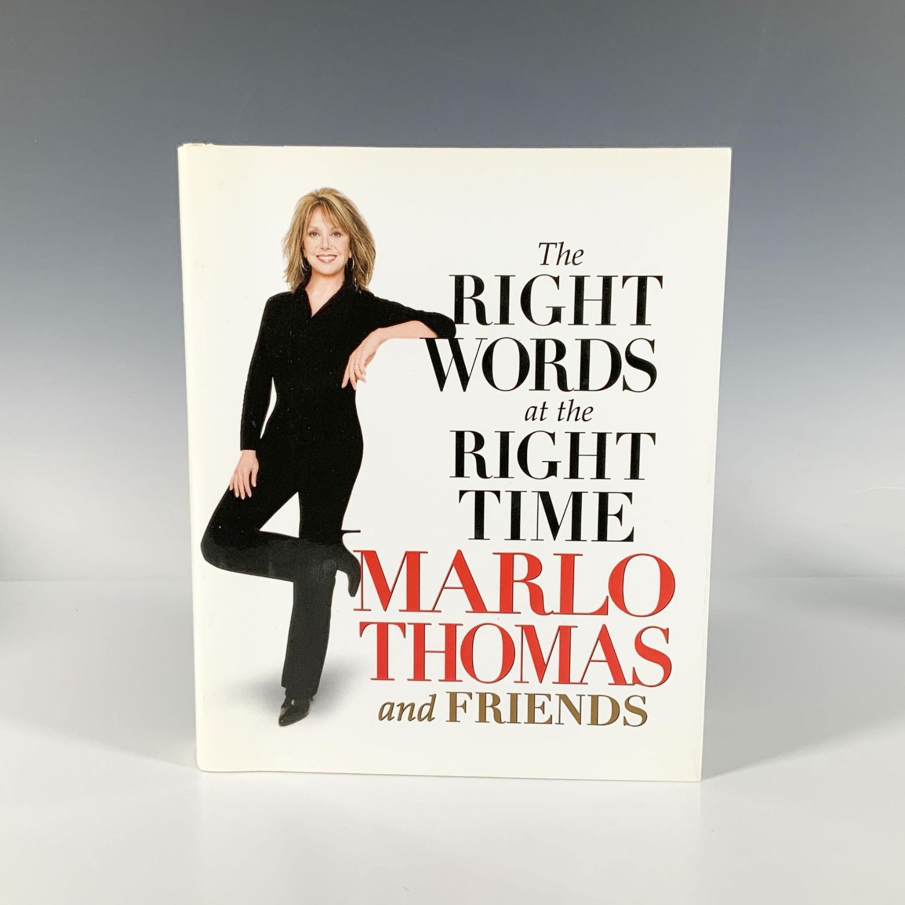 Signed Marlo Thomas Hardcover Book, The Right Words
