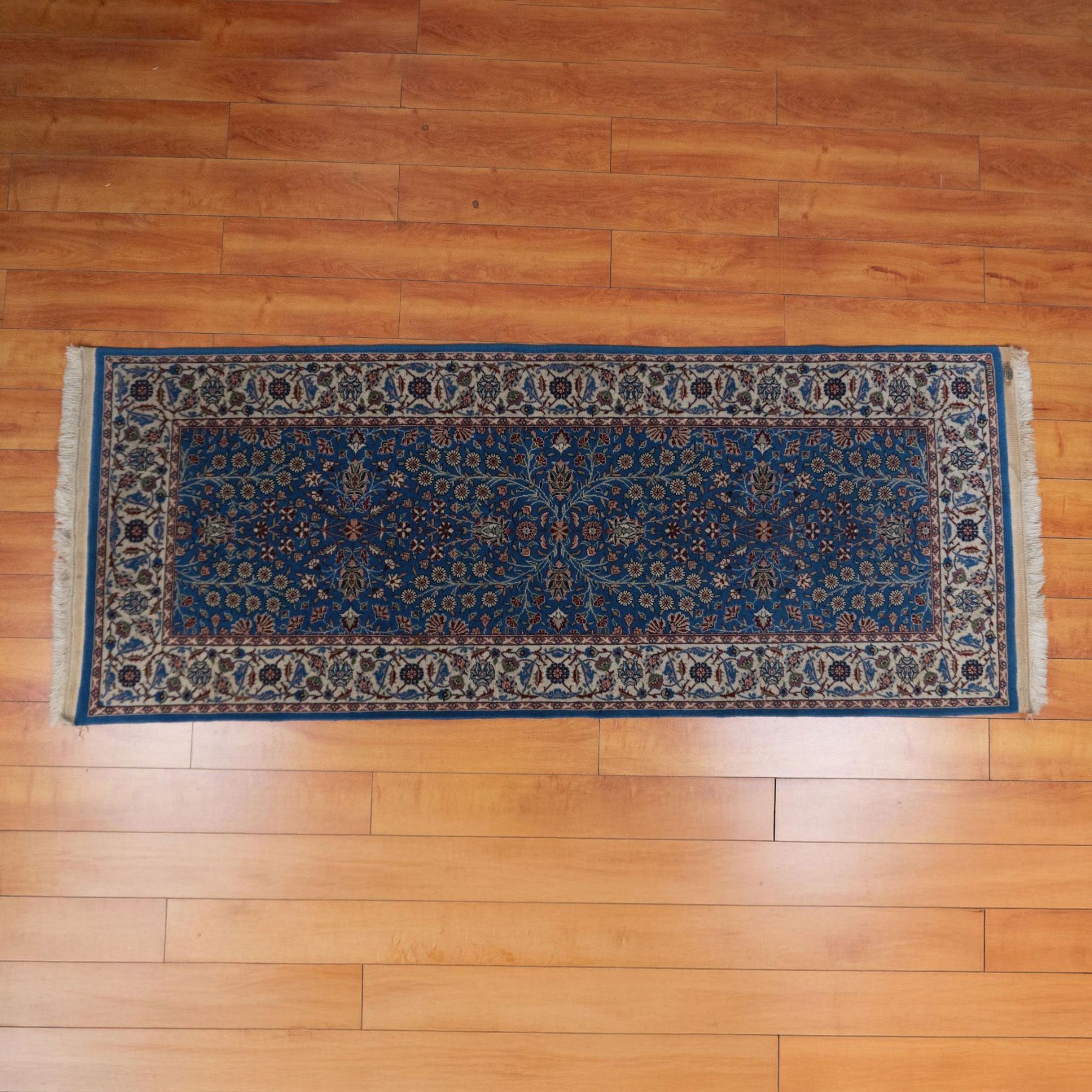Yuksel Halicilik & Han Hereke Blue Floral Rug