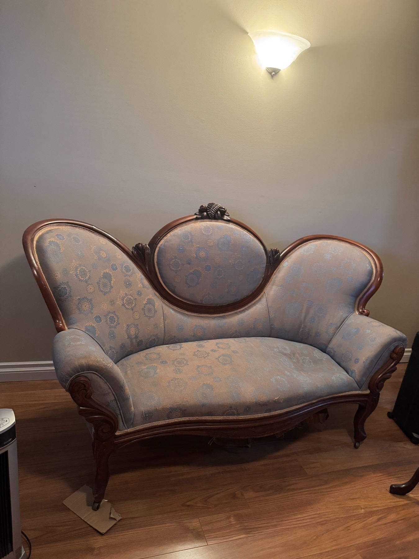 antique couch needs TLC