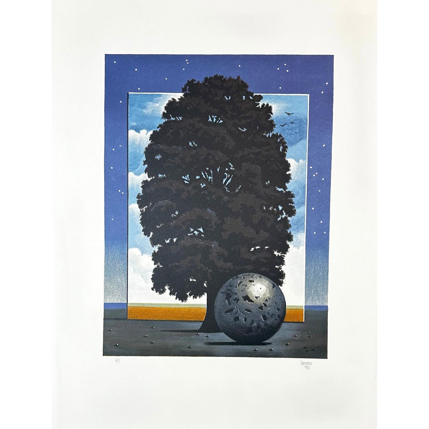 Michael Hasted (British 1945) Lithograph Random Selection, signed