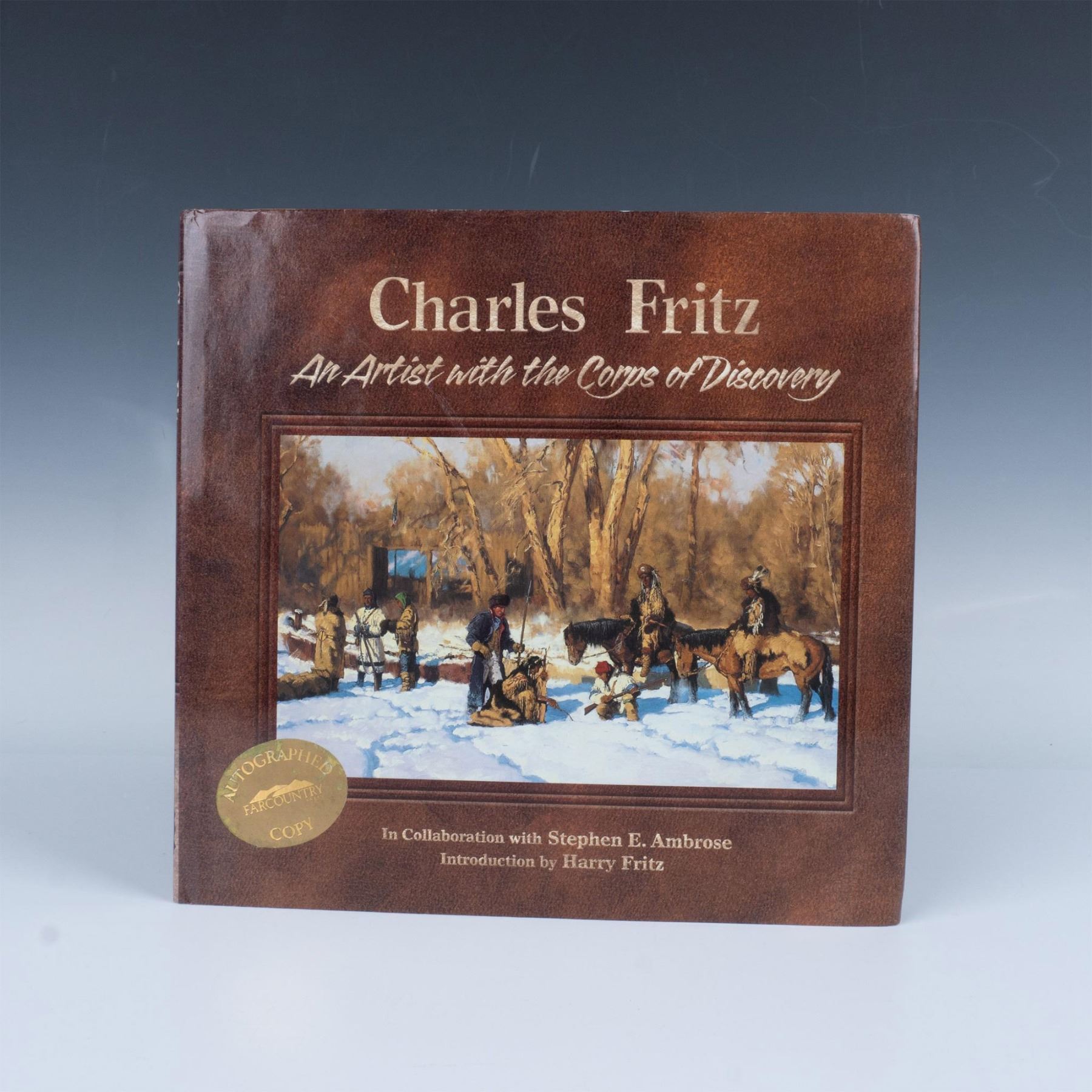 Signed Charles Fritz Hardcover Book, Artist With The Corps