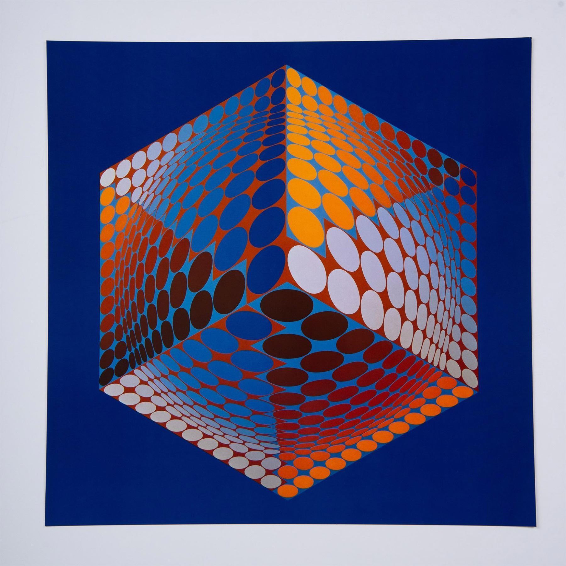 Victor Vasarely, Op Art Original Heliogravure on Paper