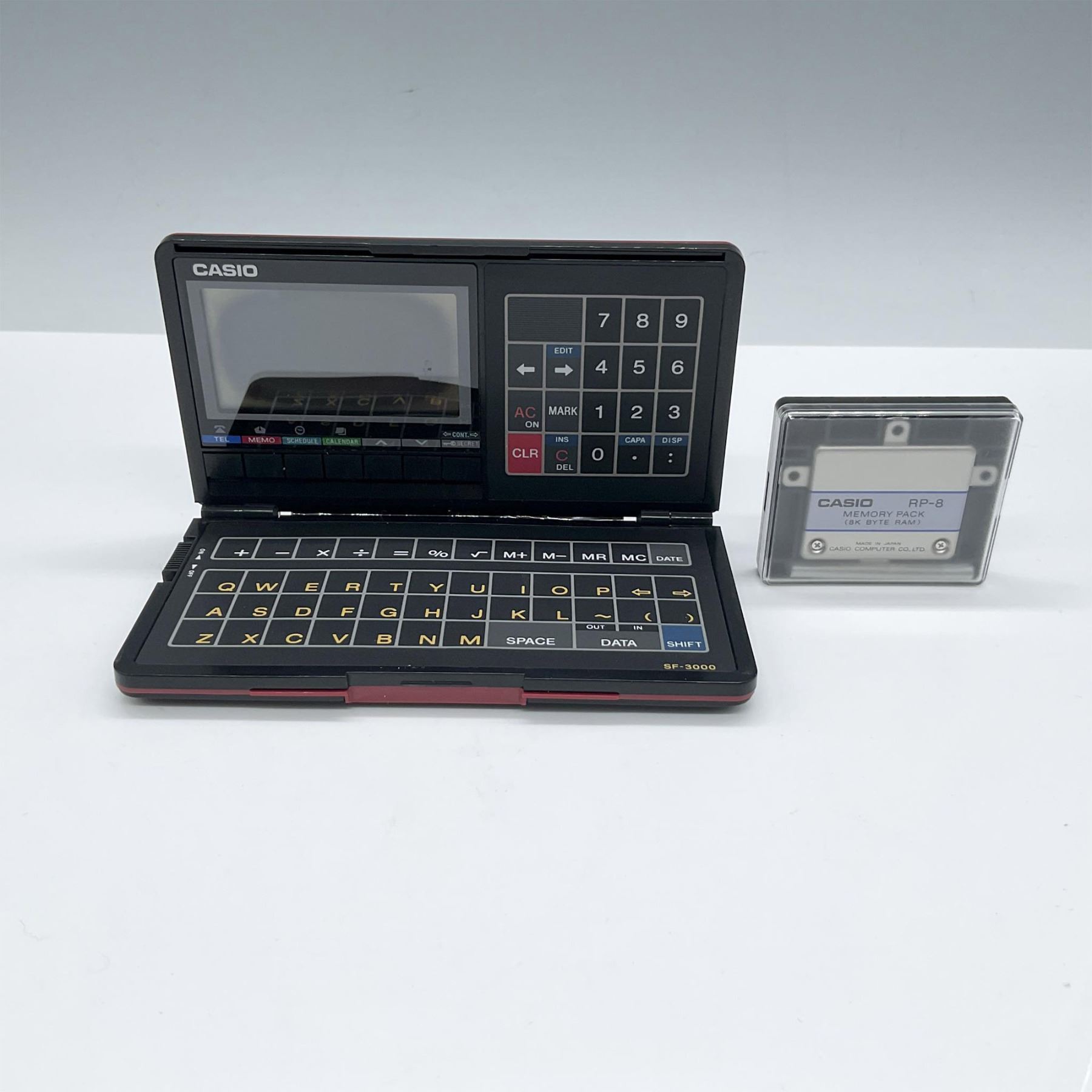 Vintage Casio Digital Diary SF-300BK with Memory Pack