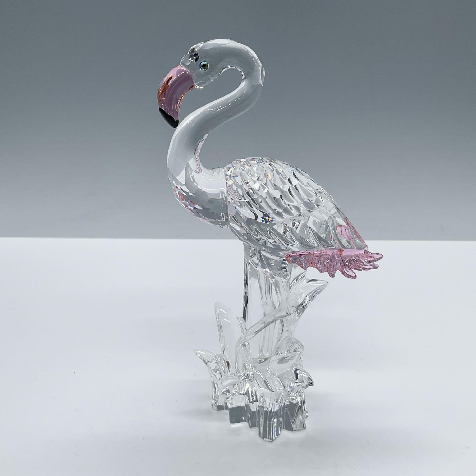 Swarovski Crystal Figurine, Flamingo