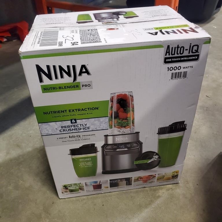 NINJA NUTRI 1000 WATT BLENDER TESTED WORKING NINJA NUTRI 1000 WATT BLENDER TESTED WORKING