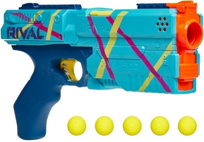 Nerf Rival Kronos Xviii-500 Blaster Breech-Load 5 Rival Rounds Spring ...