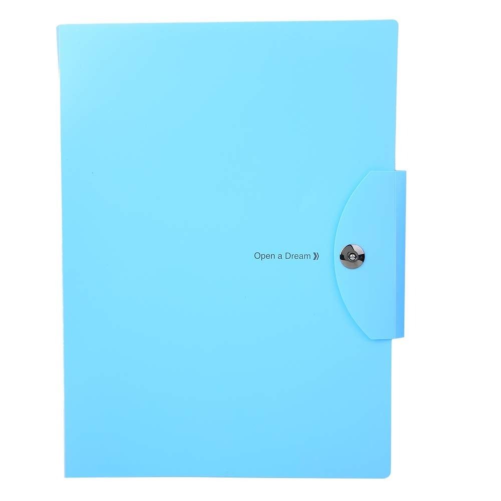 Expanding File Folders Blue 5 Layer Document Folder Pvc Plastic ...