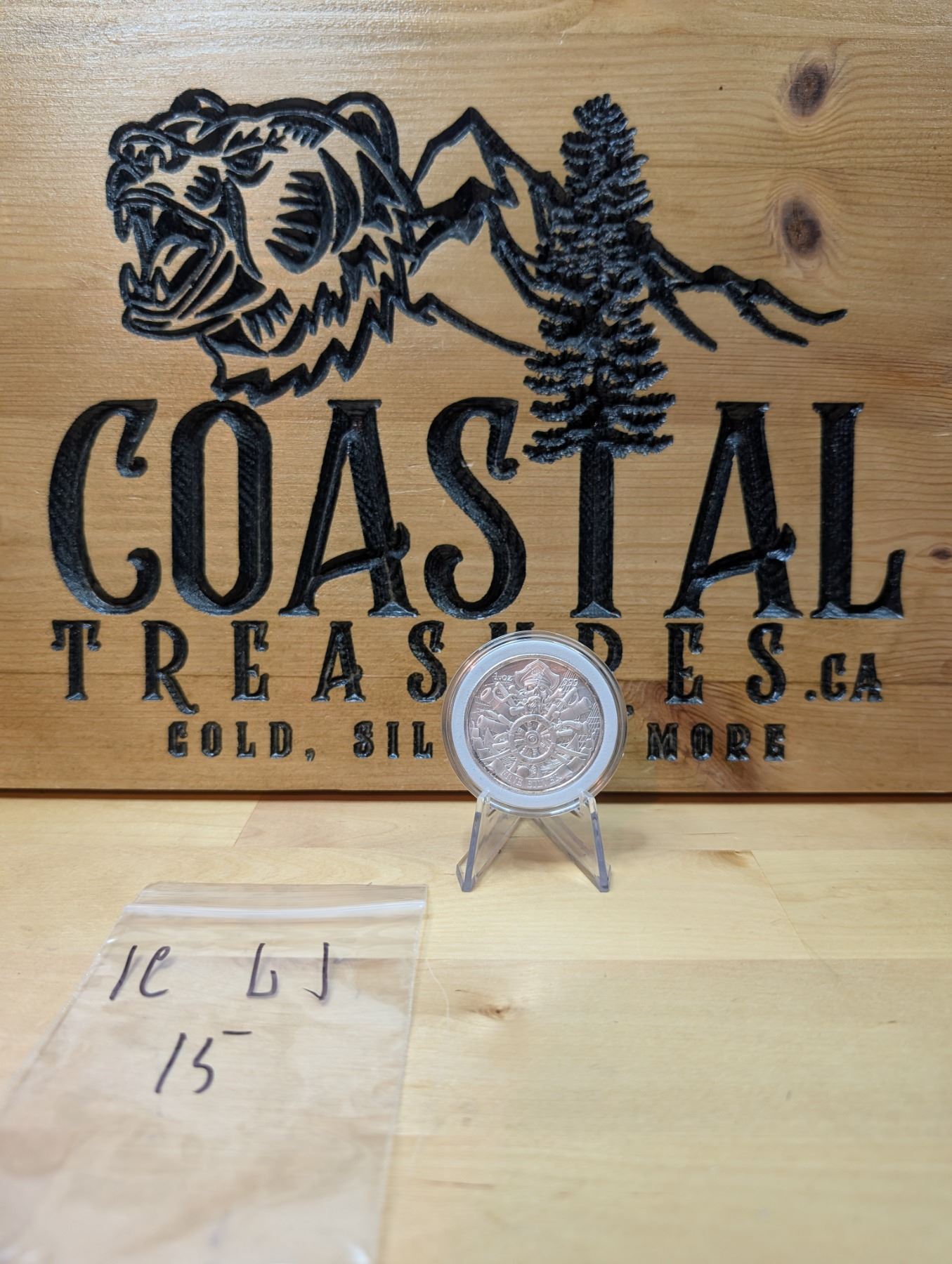 Lot 15-1) 1 oz Silver Dead Men Tell No Tales