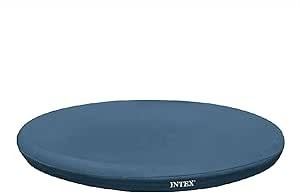 Intex 28020E Intex 8-Foot Round Easy Set Pool Cover With Rope Tie And ...