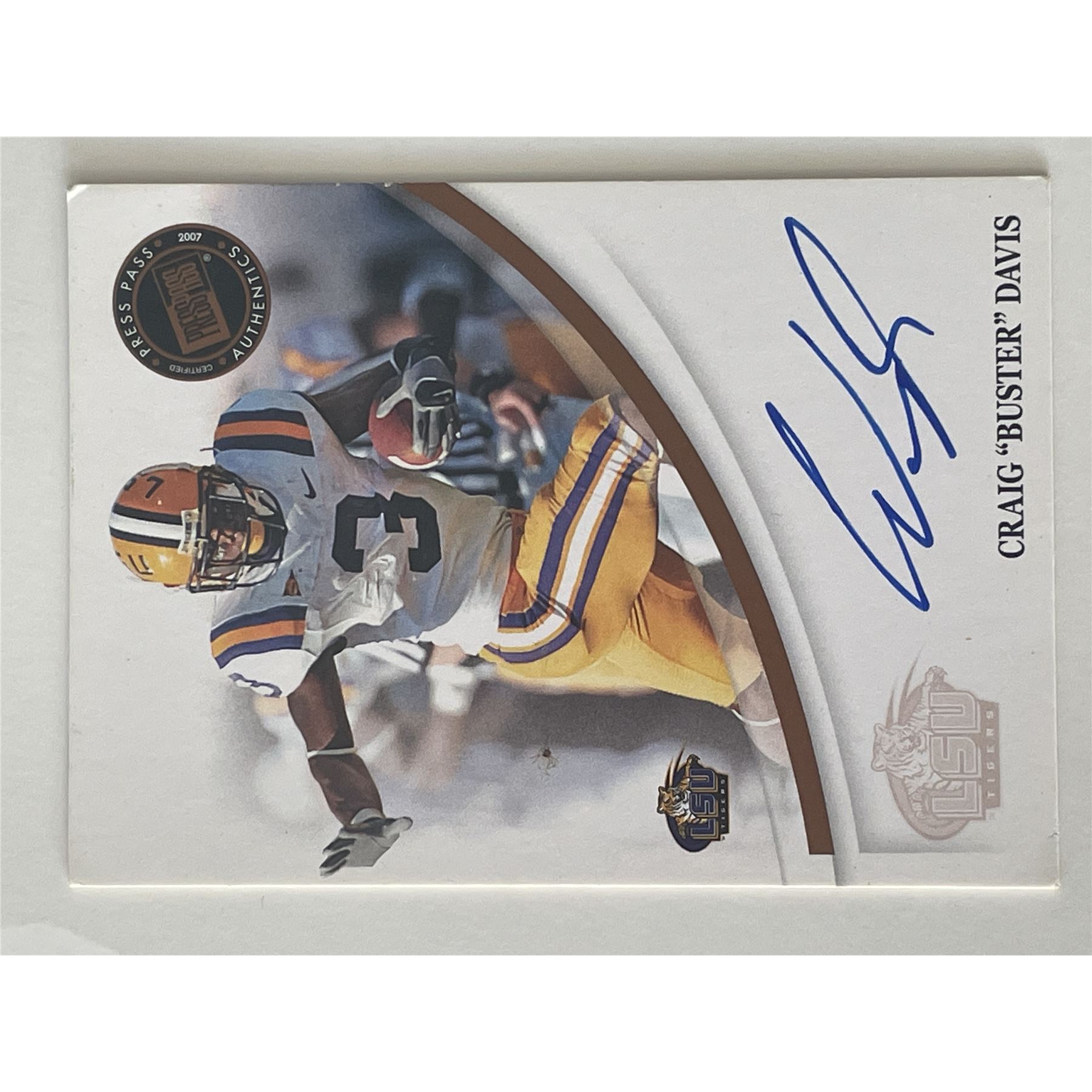 Craig Davis signed autograph card