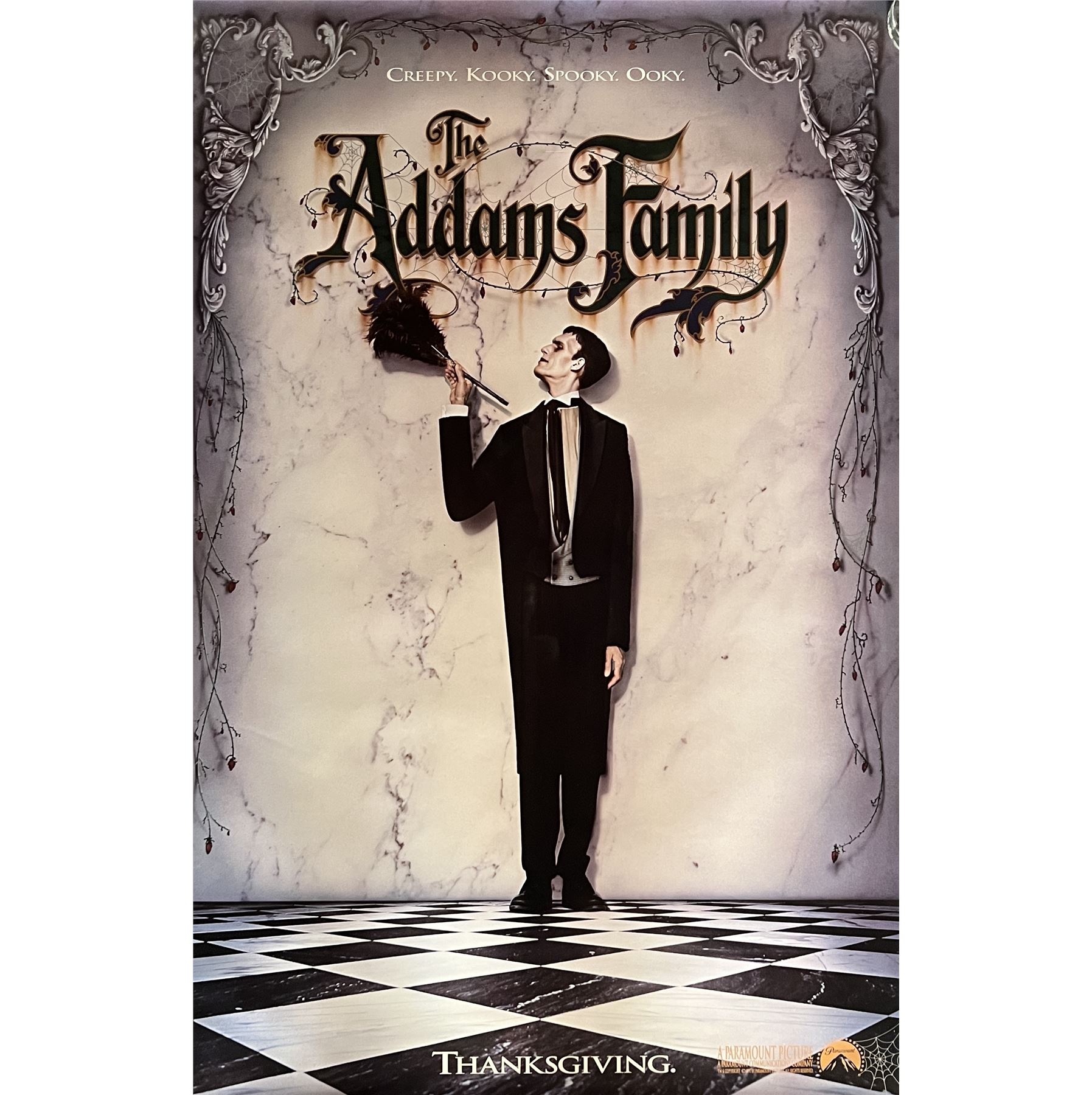Addams Family Values 1993 original one sheet movie poster