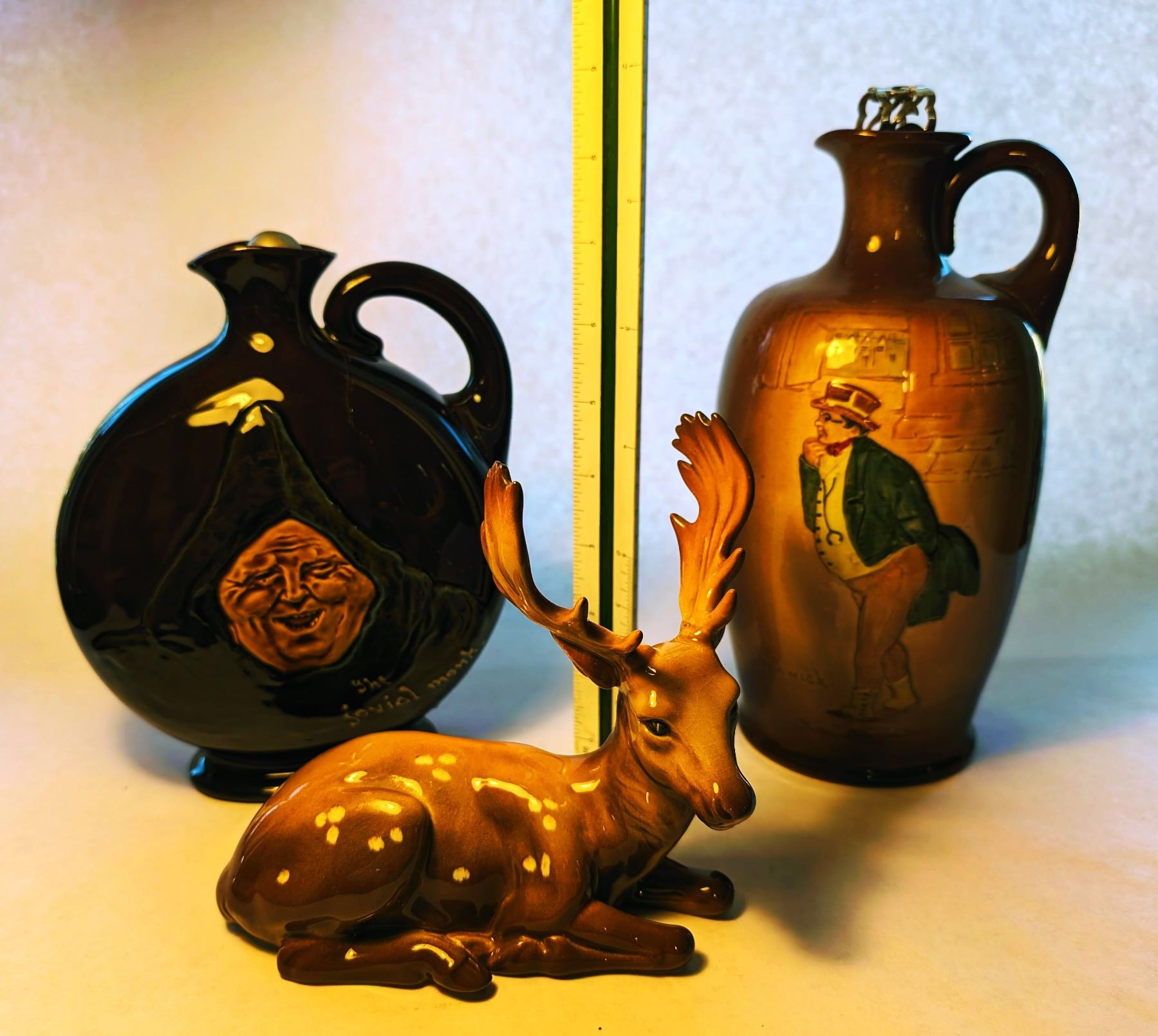 Vintage Beswick Stag Figurine Royal Doulton Mr. Pickwick Jug and ...