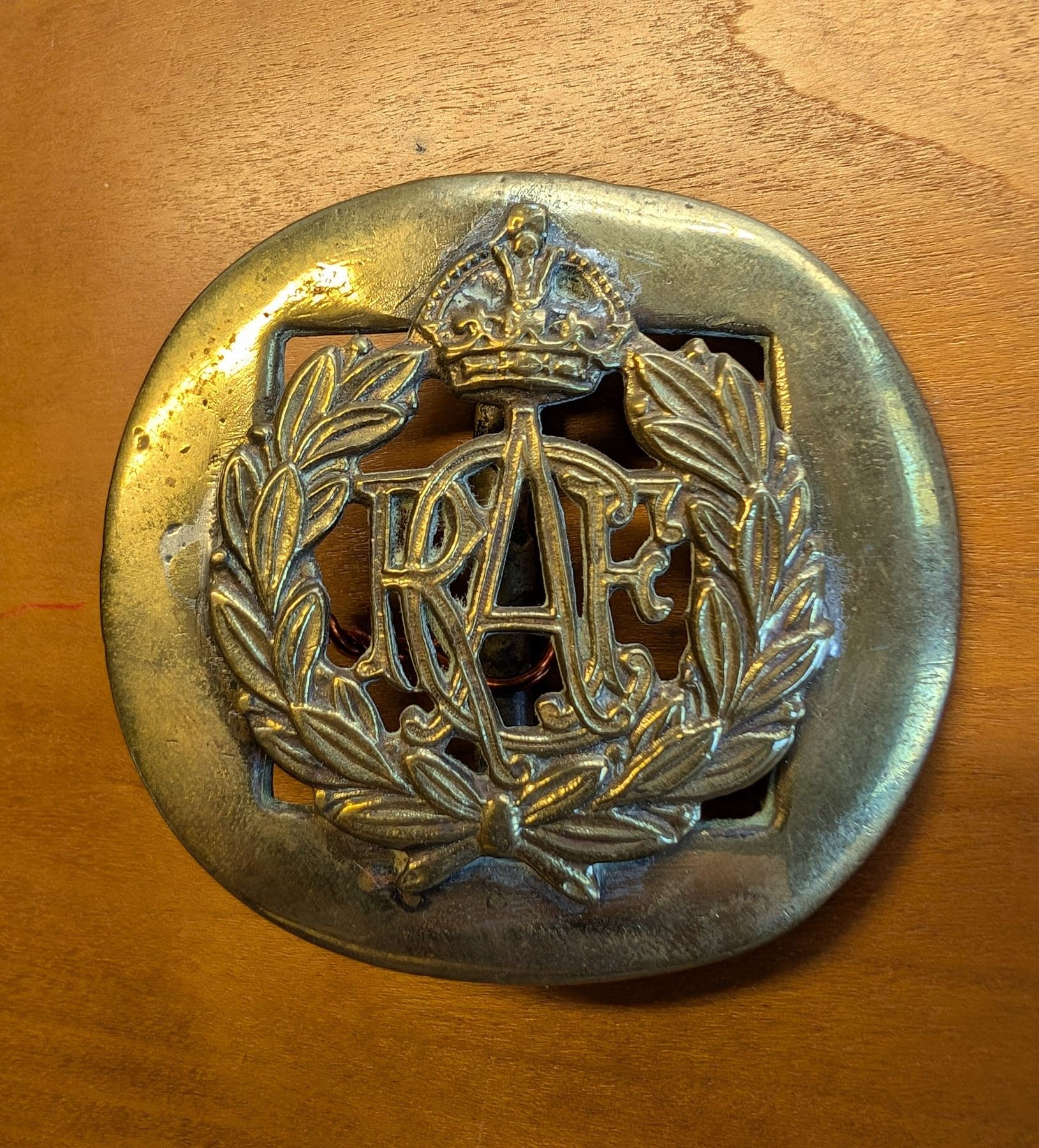 RCAF Brass Belt Buckle